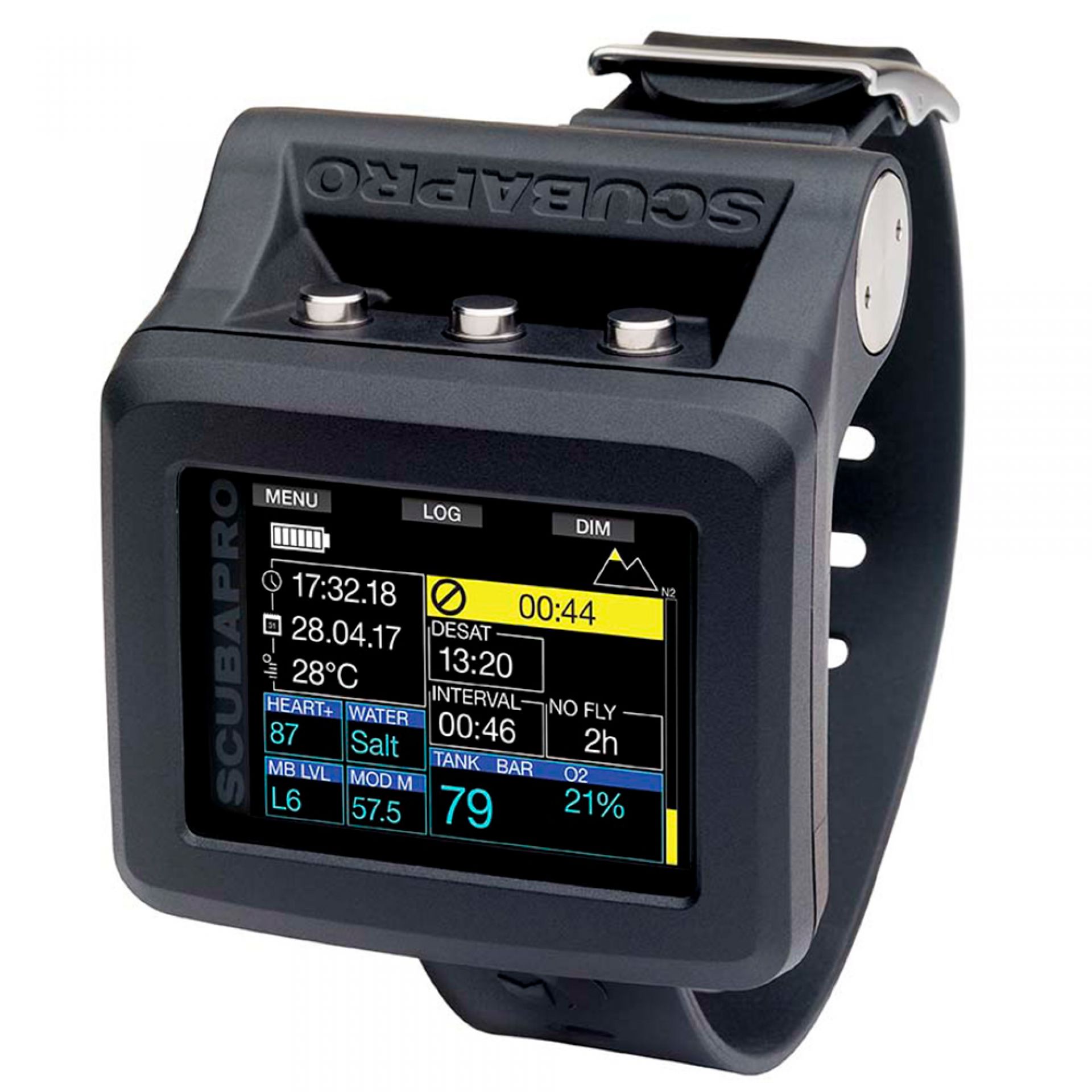 SCUBAPRO - GALILEO 2 (G2) mit LED-Sender und HR-Brustgurt Tauchcomputer